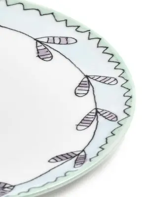 SERAX X Marni Midnight Flowers Dessert Plates - White