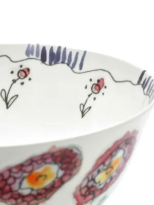 SERAX X Marni Midnight Flowers Serving Bowl - White