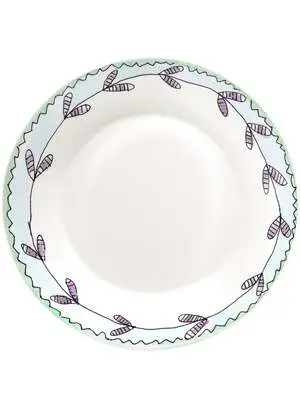 SERAX X Marni Midnight Flowers Deep Plates - White