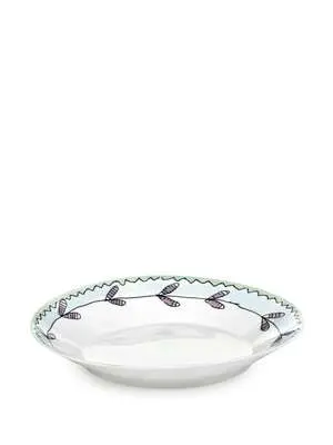 SERAX X Marni Midnight Flowers Deep Plates - White