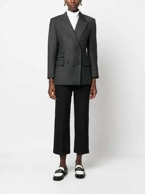 Sandro Pinstripe Double-breasted Blazer