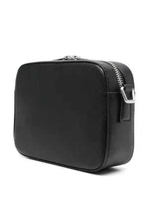 Sandro Small Saffiano Leather Bag - Black