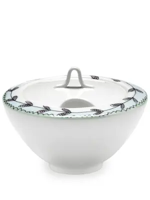 SERAX X Marni Midnight Flowers Sugar Bowl - White