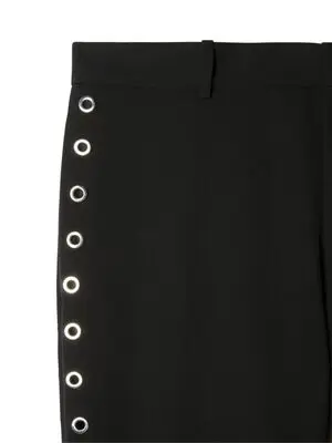 Off-White Eyelet-embellished Trousers
