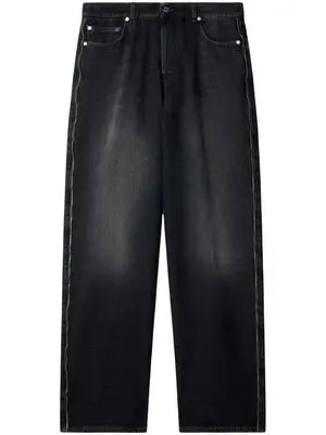 Off-White Zip-trim Loose-fit Jeans
