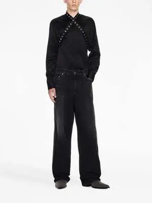 Off-White Zip-trim Loose-fit Jeans