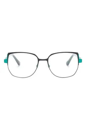 ETNIA BARCELONA Leonor Square-frame Glasses - Green