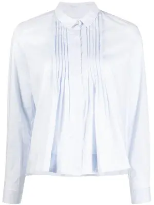 Bonpoint Pleated Cotton Shirt