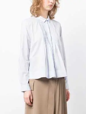 Bonpoint Pleated Cotton Shirt