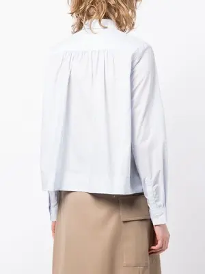Bonpoint Pleated Cotton Shirt