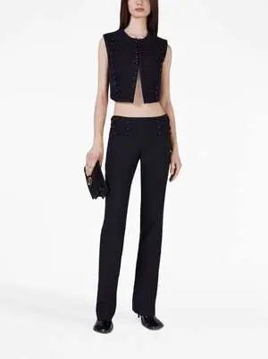 Stella McCartney Braided Cropped Waistcoat