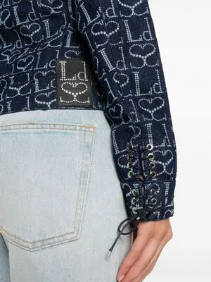 LUDOVIC DE SAINT SERNIN Monogram Denim Jacket