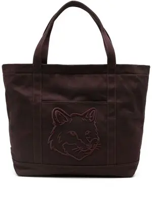 Maison Kitsuné Fox Head Tote Bag