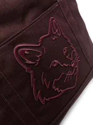 Maison Kitsuné Fox Head Tote Bag