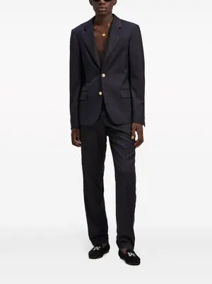 Palm Angels Pinstripe Wool Single-breasted Blazer