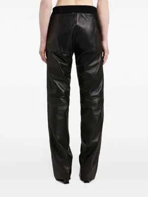 Palm Angels Logo-tape Leather Track Pants
