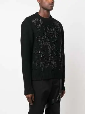 Palm Angels Crystal-embellished Jumper