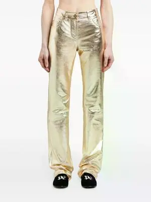 Palm Angels Laminated Straight-leg Trousers