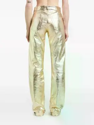 Palm Angels Laminated Straight-leg Trousers