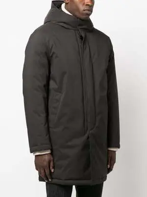 FAY Double Morning Raincoat - Black