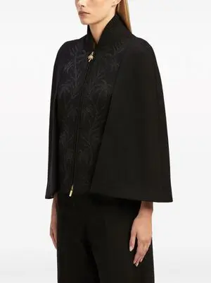 Palm Angels Palm-embroidered Cape