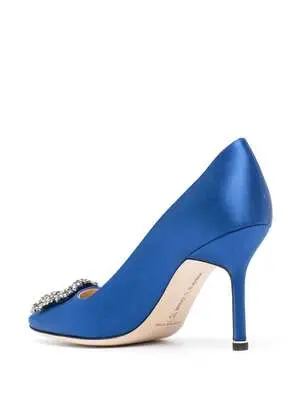 Manolo Blahnik Hangisi 90mm Pumps - Blue