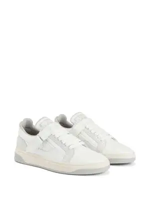 GIUSEPPE ZANOTTI Touch-strap Double-zip Low-top Sneakers