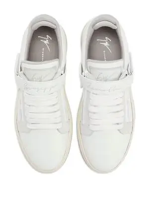 GIUSEPPE ZANOTTI Touch-strap Double-zip Low-top Sneakers
