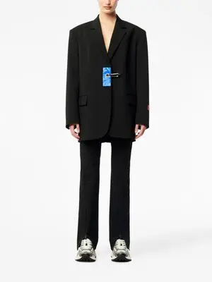 Heron Preston Logo-patch Zip-up Trousers