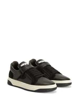 GIUSEPPE ZANOTTI Touch-strap Double-zip Low-top Sneakers