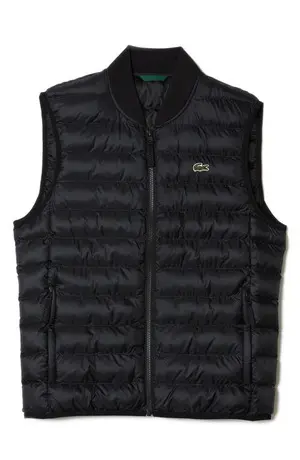 Lacoste Quilted Nylon Vest - 031 Noir
