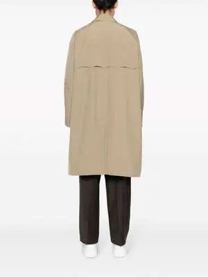 BARACUTA Concealed-fastening Cotton Trench Coat