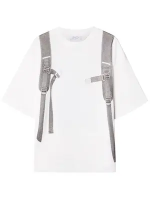 Off-White Backpack-print Cotton T-shirt