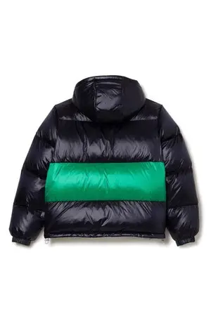 Lacoste Reversible Hooded Puffer Jacket