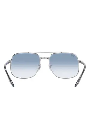 Ray-ban 56mm Square Sunglasses - Gunmetal