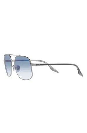 Ray-ban 56mm Square Sunglasses - Gunmetal