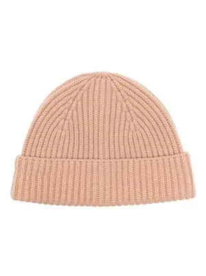 JOSEPH Merino Wool Ribbed-knit Beanie - Neutrals