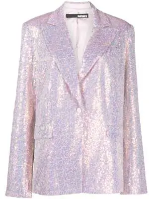 Remain Birger Christensen Sequin-embellished Single-breasted Blazer - Pink