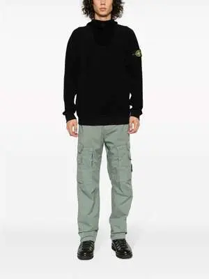 Stone Island Straight-leg Cargo Trousers - Green