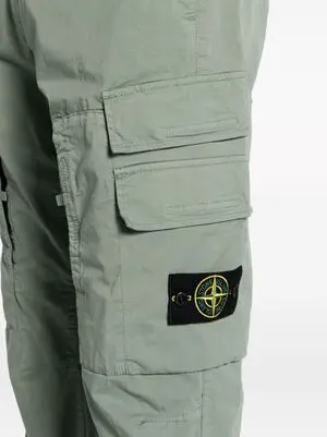 Stone Island Straight-leg Cargo Trousers - Green