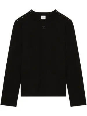Courreges Button Detailed Sweaters For Men