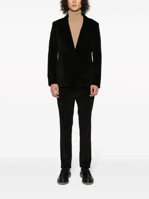 MANUEL RITZ Single-breasted Velvet Suit