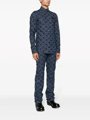 LUDOVIC DE SAINT SERNIN Monogram-print Shirt