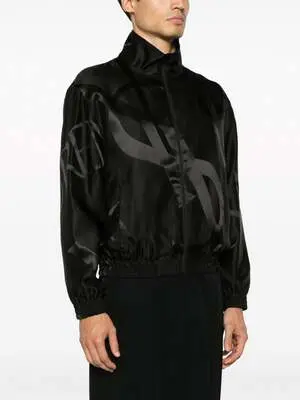 Saint Laurent Logo-print Silk Jacket