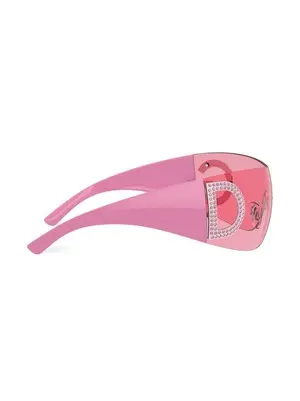 Dolce & Gabbana Re-edition Shield Sunglasses - Pink
