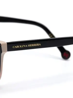 Carolina Herrera Polished Effect Cat-eye Glasses