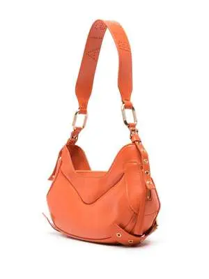BIASIA Leather Shoulder Bag - Orange