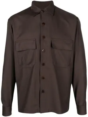 COSTUMEIN Long-sleeve Virgin Wool Shirt