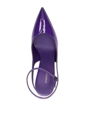 LE SILLA Uma 130mm Patent Pumps - Purple