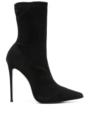 LE SILLA Eva 115mm Pointed-toe Boots - Black